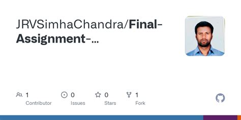 GitHub JRVSimhaChandra Final Assignment Introduction To Test And Behavior Driven Development