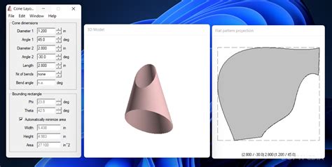 Cone Calculator Template