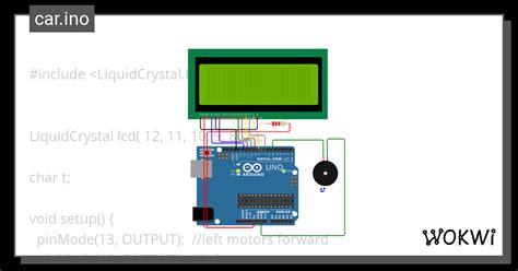Car Ino Wokwi ESP STM Arduino Simulator