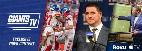 New York Giants Connected Tv For Roku And Apple Tv New York Giants