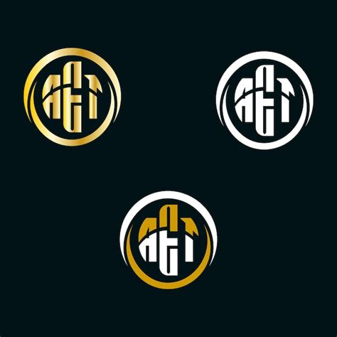 Desenho Do Logotipo Da Letra Aet Vetor Premium
