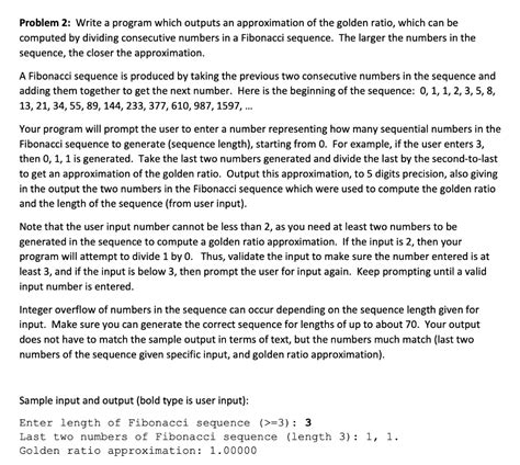 Solved Problem 2 Write A Program Which Outputs An