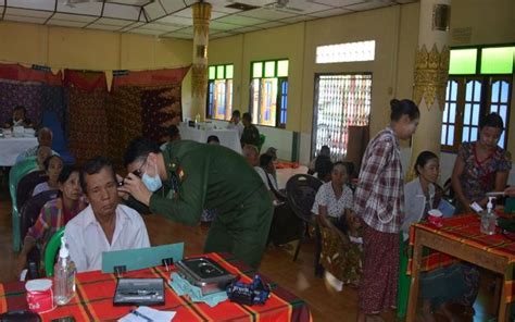 ခရမ်းမြို့နယ်၊ မောင်းမကျေးရွာရှိ သံဃာတော်များနှင့် ဒေသခံပြည်သူများအား ကျန်းမာရေးစောင့်ရှောက်မ