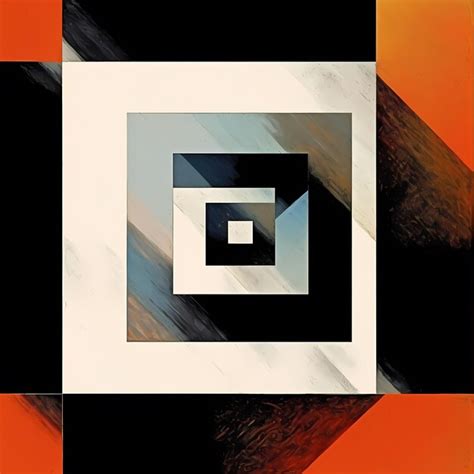 Premium Ai Image Geometric Modern Art Poster Or Pattern Art Square