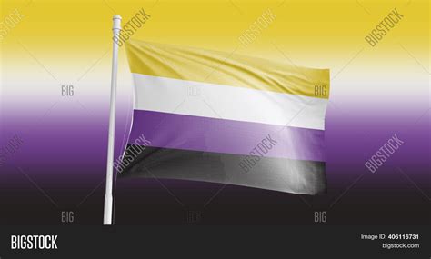 Non Binary Pride Flag Image And Photo Free Trial Bigstock