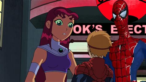A Big Fan Of Spider Man And Starfire By Cesarjeager On Deviantart