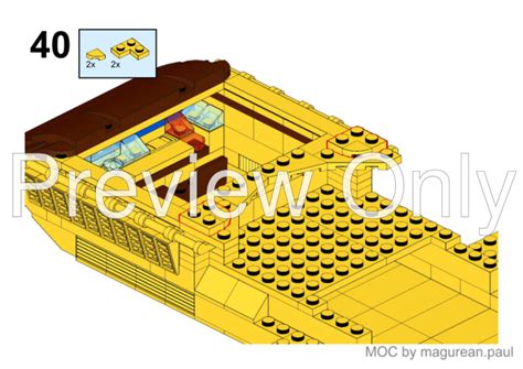 Lego Moc Protoss Shuttle By Magurean Paul Rebrickable Build With Lego