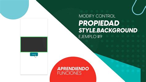 19 Modify Control Modificando Propiedad Stylebordercolor Del