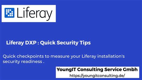 Manish Kumar Jaiswal On Linkedin Quick Tips To Secure Your Liferay Dxp