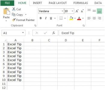 Preventing Moving To The Next Cell After Typing In Microsoft Excel