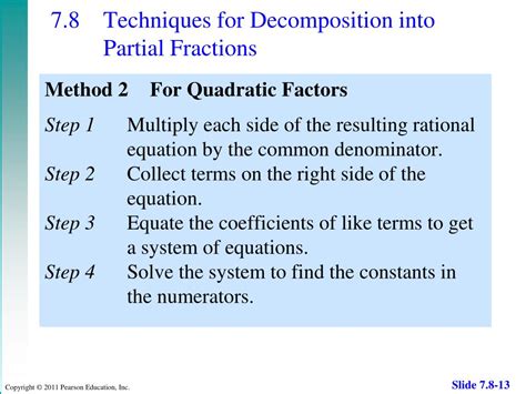 ppt 7 8 partial fractions powerpoint presentation free download id