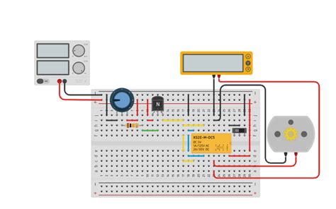 Circuit Design Motor Speed Direction Control Tinkercad