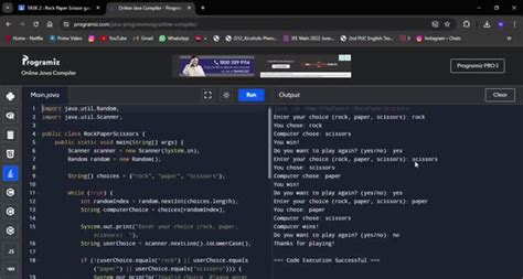 Manish D On Linkedin Internpe Java Rock