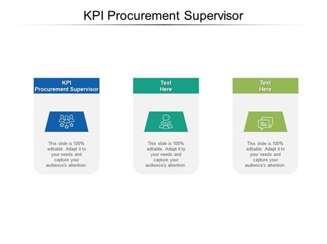 KPI Procurement Supervisor Ppt Powerpoint Presentation Infographic Template Sample Cpb