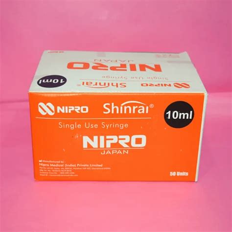 10ml Nipro Shinrai Needle Syringe At 3 50 Piece Nashik ID 25453477130