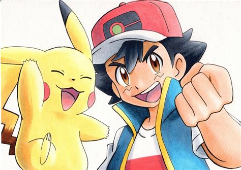 Ash And Pikachu Iconic Pokémon Anime Hd Wallpaper 2048x1450
