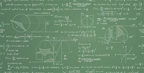 Mathematics Seamless Pattern Math Background Stock Vector Illustration Of Thin Abstract