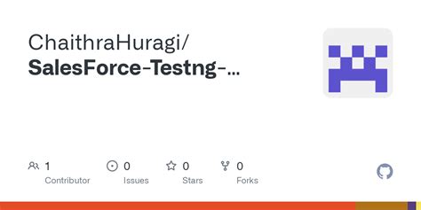 Github Chaithrahuragi Salesforce Testng Framework