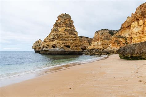 Premium Photo Marina Beach Praia Da Marinha In Lagoa Faro District