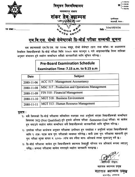 एम वि एस दोश्रो Shanker Dev Campus अनेरास्ववियु