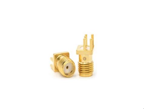 Rf Connector Sma Female Pcb Mount Dc Ghz Contact Material Brass At Rs Piece In Bhopal