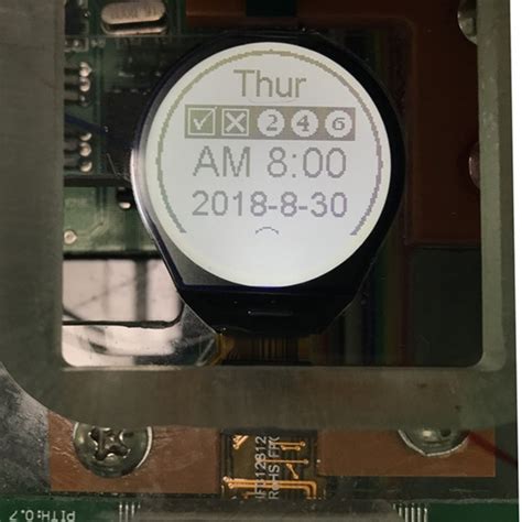 Round Lcd Screen Serial Interface 128x128 Pixels