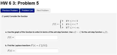 solved hw 6 3 problem 2 previous problem problem list next