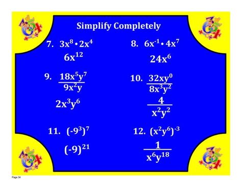 M8 Lesson 1 3 Simplify Exponents Pdf