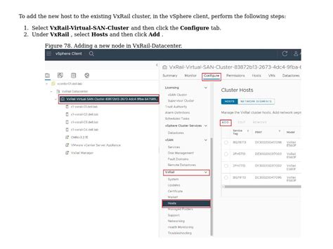 Add New Vxrail Node To The Cluster Dell Smartfabric Vxrail Brownfield Deployment Migrating