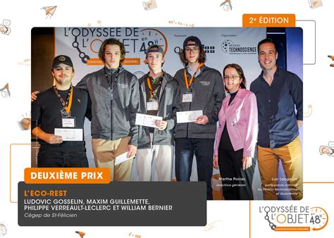 Des étudiants Ont Remporté 3 Prix Lors De La 2e édition De Lodyssée De