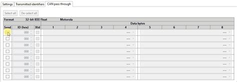 Can Configuration Racelogic Support Centre