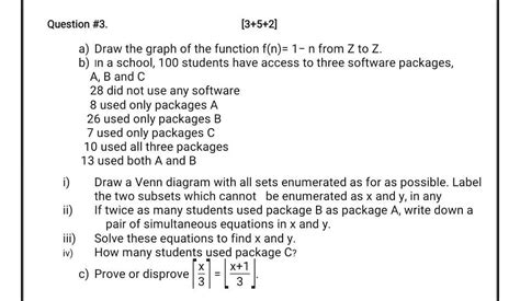 Solved Question 3 3 5 2 A Draw The Graph Of The Chegg Com