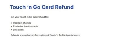 How To Get A Refund If Your Touch ‘n Go Card Is Lost Faulty Or
