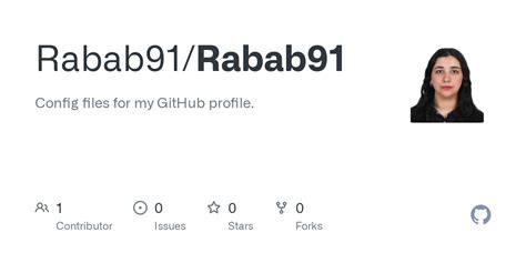 Github Rabab91rabab91 Config Files For My Github Profile