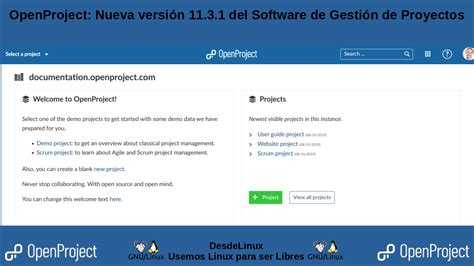 Openproject Nueva Versión 11 3 1 Del Software De Gestión De Proyectos