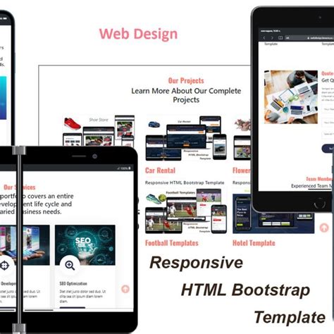 Intranet Web Design Responsive Html Bootstrap Template Website