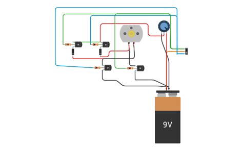 Circuit Design Потенциометр переключатель Tinkercad