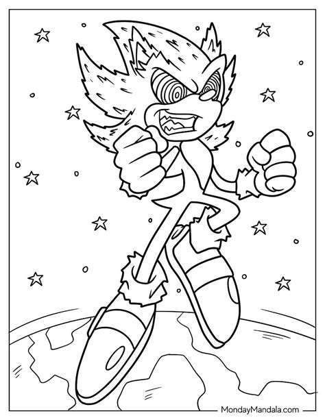 Sonic The Hedgehog Birthday Coloring Pages 2025