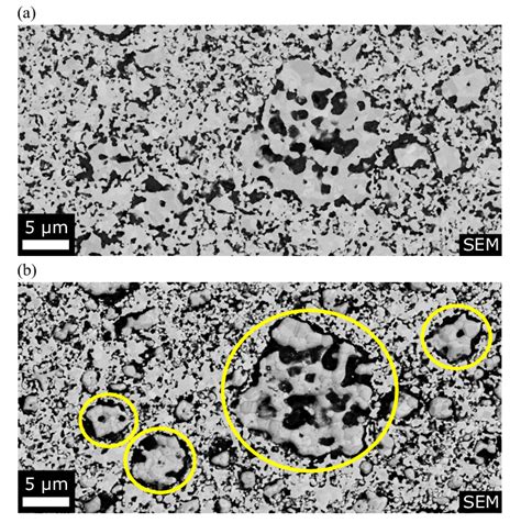 Sem Image Bse Mode Of The Anode Microstructure A As Polished Before Download Scientific
