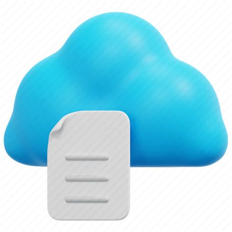 Cloud Data Storage Technology Computing Ui 3d Icon Download On