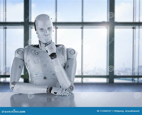 Humanoid Robot Database Security Royalty Free Illustration Humanoid Robot Database Security Royalty Free Illustration