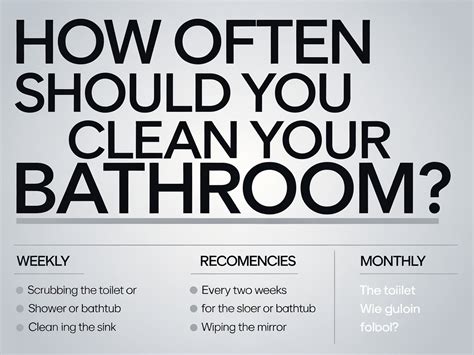 How Often Should You Clean Your Bathroom Nothing Creative