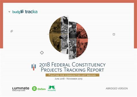 2018 Federal Constituency Projects The Budgit Foundation Nigeria