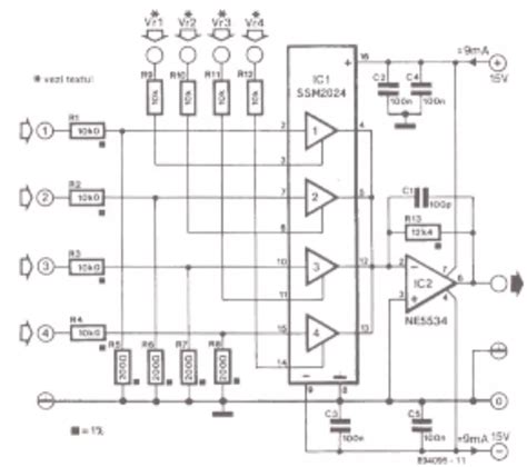 Gambar Skema Rangkaian Audio Mixer Yang Mudah Dipahami Bengkeltv Id