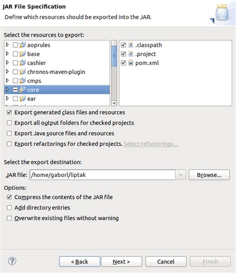 Build Is There A Way To Create An Action In Eclipse To Export My Jar
