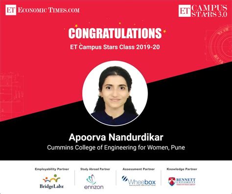 Apoorva Nandurdikar On Linkedin Etcampusstars 37 Comments