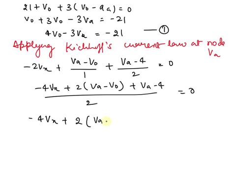 SOLVED Use The Node Voltage Method To Find The Value Of PSPICE In The Circuit In Fig P