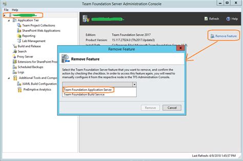 self signed accessing tfs configuration center after installation