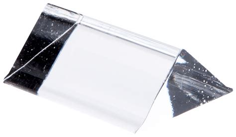 Plymor Clear Acrylic Triangular Label Display Block 2 W X 75 D X