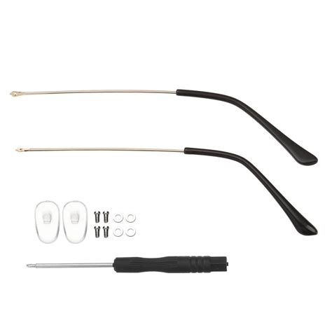 Snymw Eyeglass Replacement Temples 2pair Metal Glasses Temple Arm